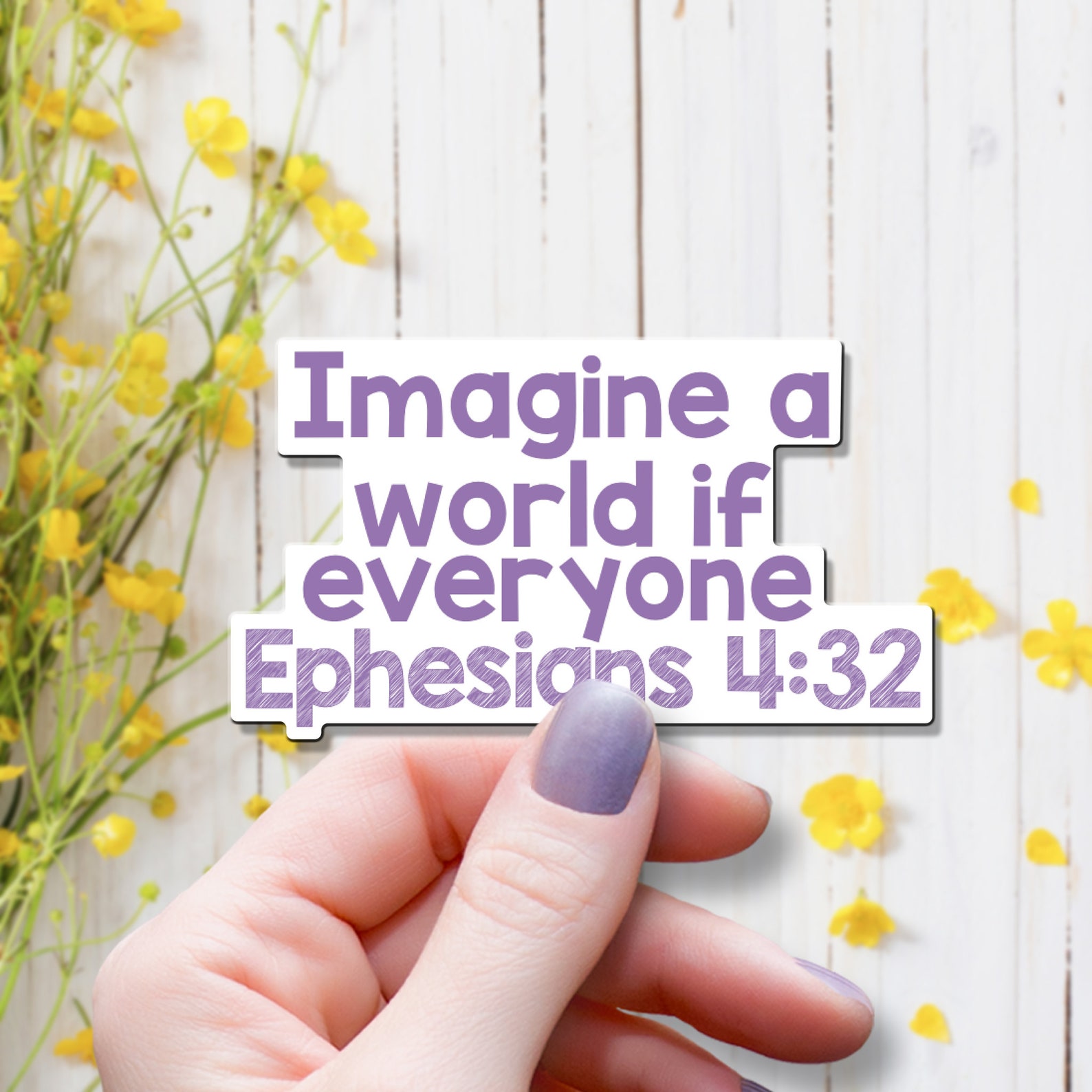 Ephesians 4:32 Vinyl Scripture Sticker Christian Stickers Christian Car ...