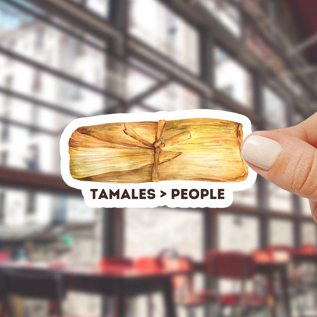 Tamales > People Sticker Climbing Sticker for Water Bottle Sticker Car ...