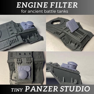 3x Engine Filters for Imperial Battle Tank Compatible With Horus Heresy ...