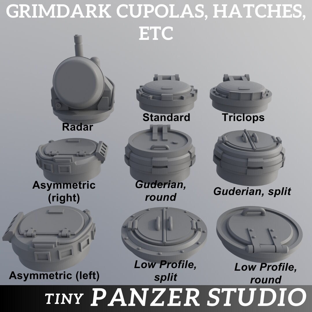 Tank Cupola Hatches Compatible With Warhammer 40k - Etsy