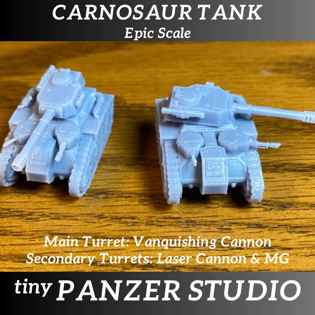 2x Carnosaur Battle Tank (epic Scale/8mm) - Etsy