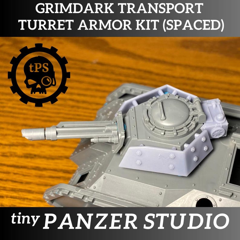 Turret Spaced Armor for Sci-fi Transport Tanks - Etsy