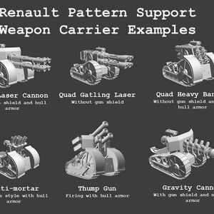 Renault Pattern Support Weapon Carrier - Etsy
