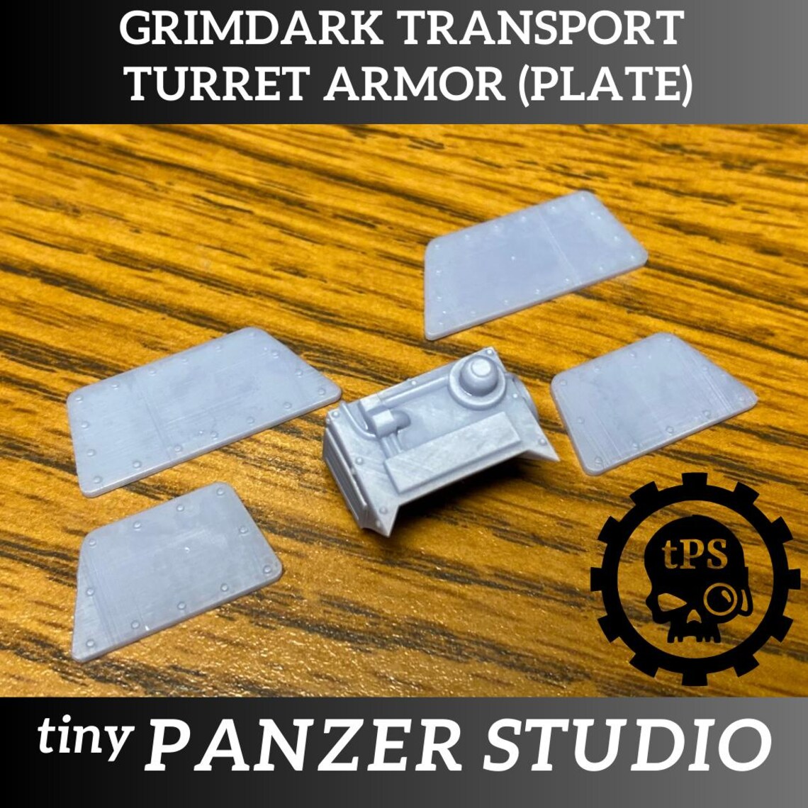 Turret Plate Armor for Sci-fi Transport Tanks - Etsy