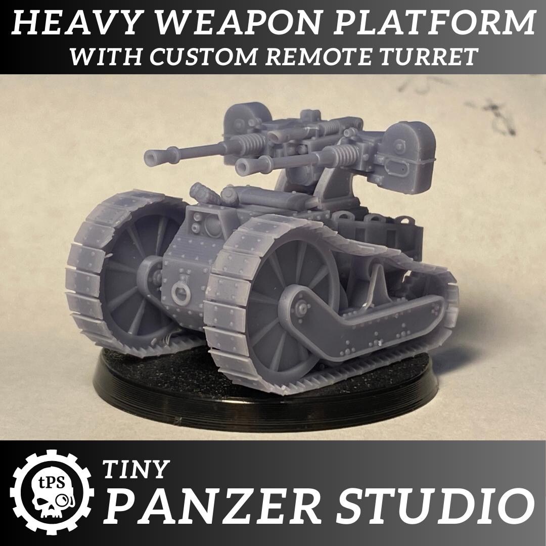 Grimdark Remote Turret on Mobile Heavy Weapon Platform - Etsy