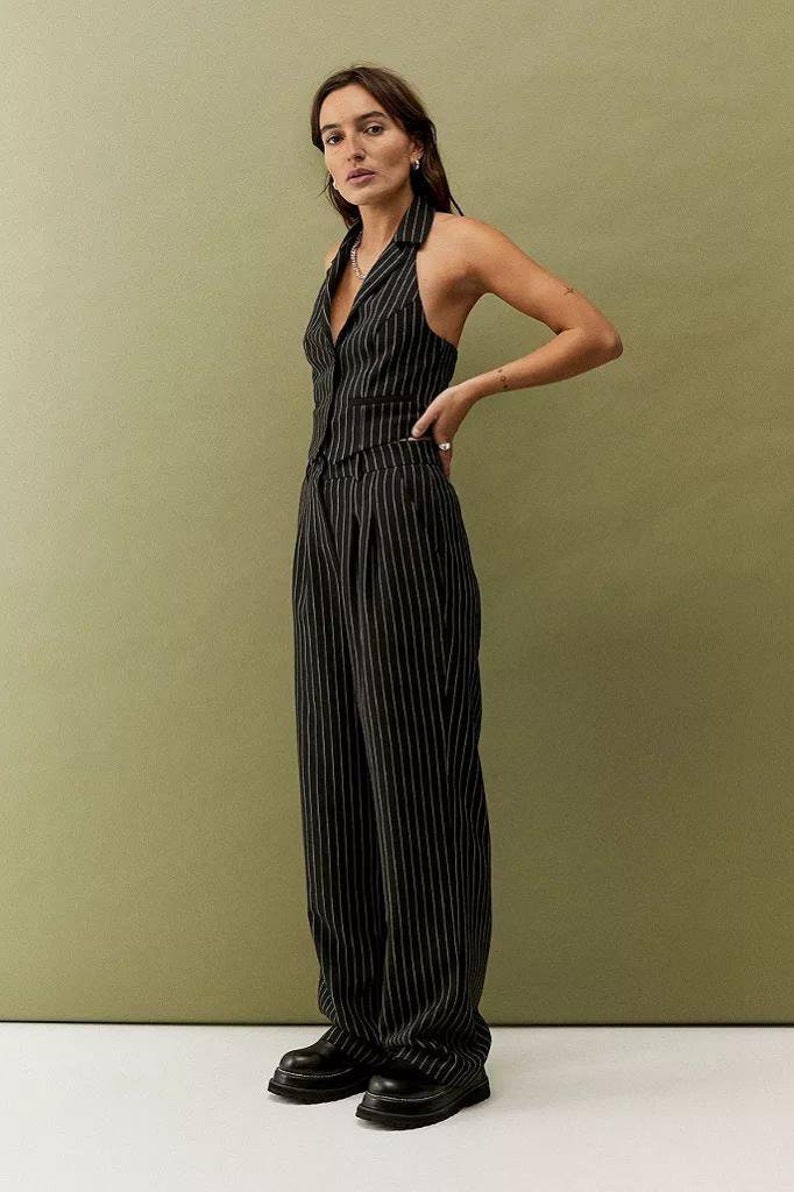 Women's Prom Suit Vests Set Custom Made Designer 2 Piece - Etsy