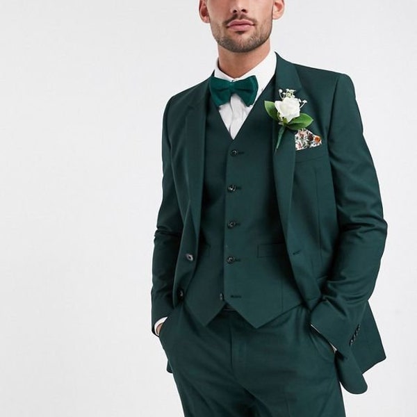 Forest Green Suit - Etsy