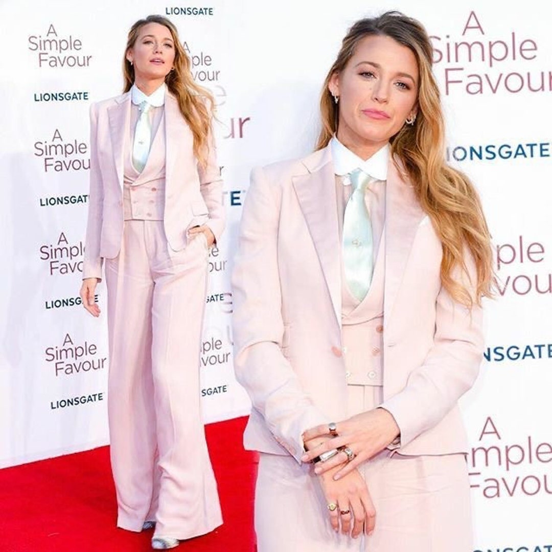 Women's Bespoke Designer Tuxedo 3 Piece Prom Suit Premium Pink Cotton ...