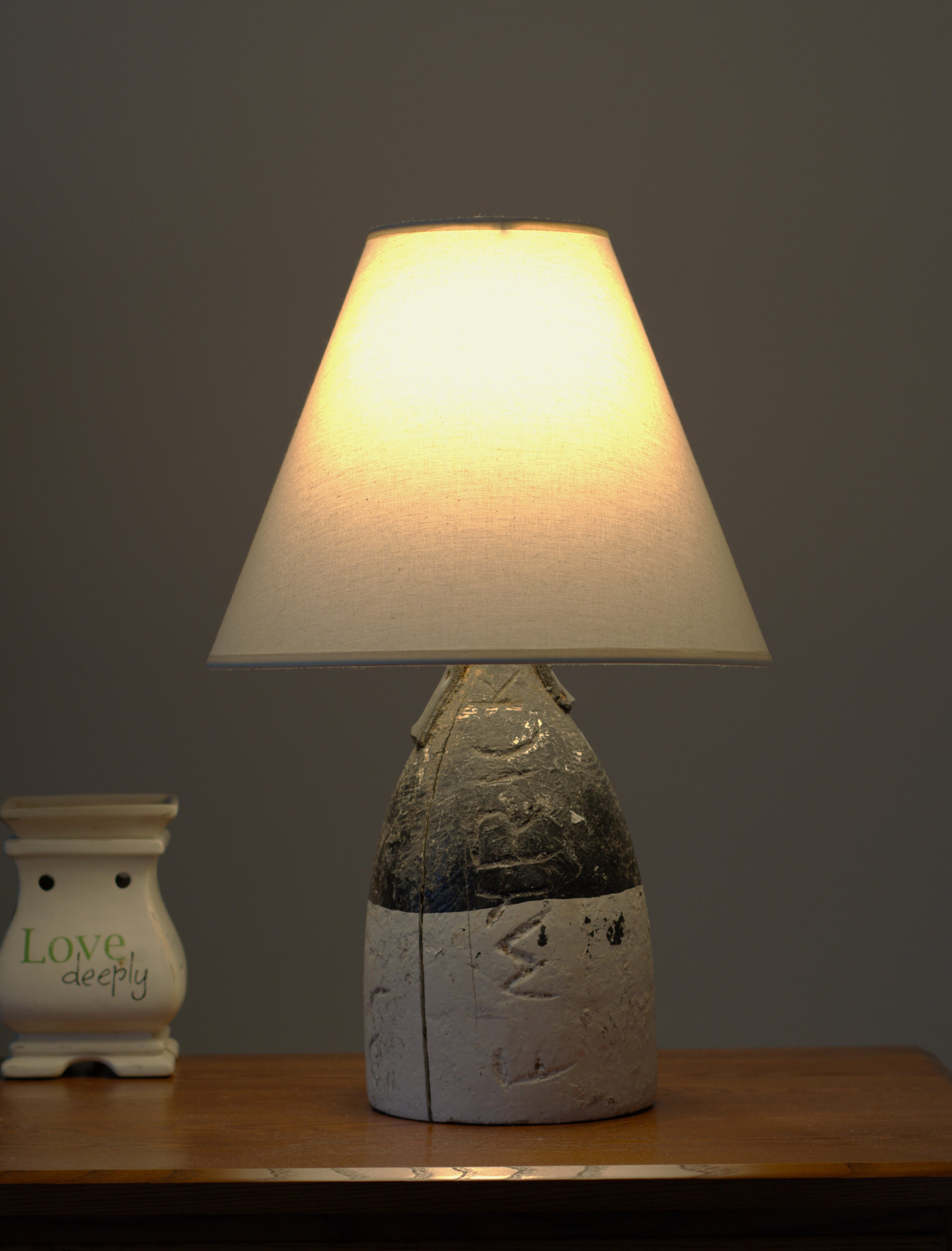 Antique Wooden Maine Lobster Buoy Lamp - Etsy