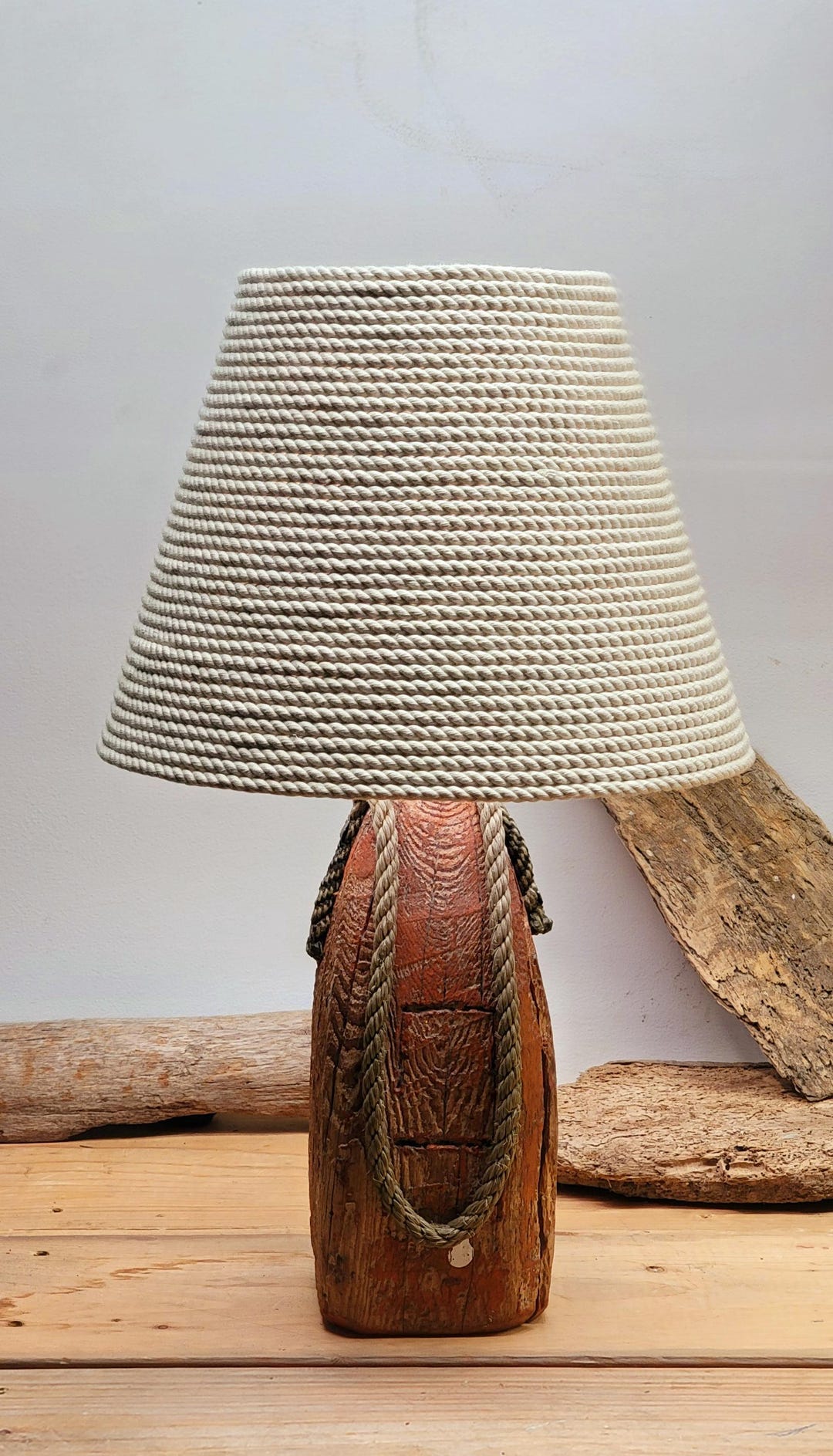 Antique Wooden Maine Lobster Buoy Lamp - Etsy