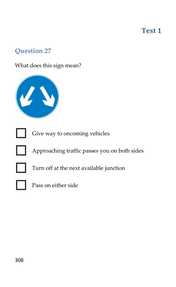 The Highway Code And Theory Test Questions For Adis Etsy