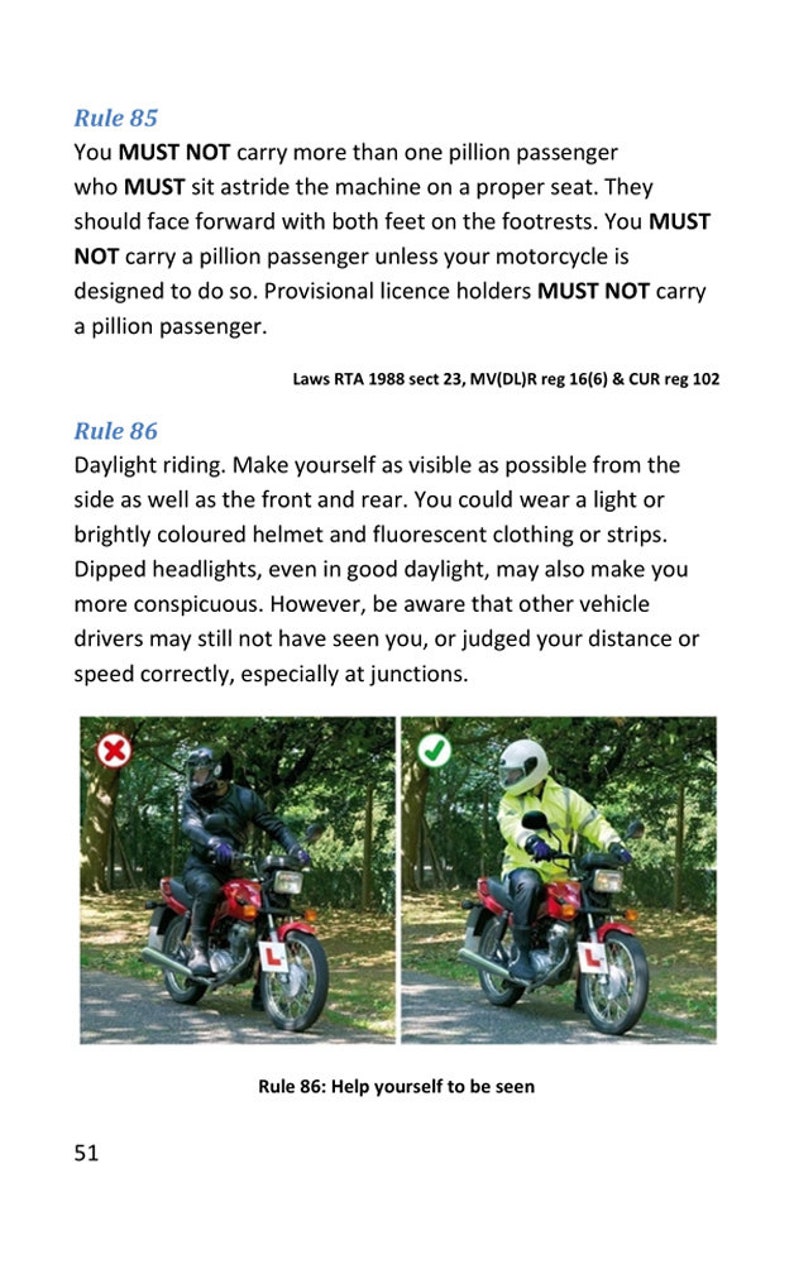 The Highway Code & Theory Test Questions for Adis - Etsy