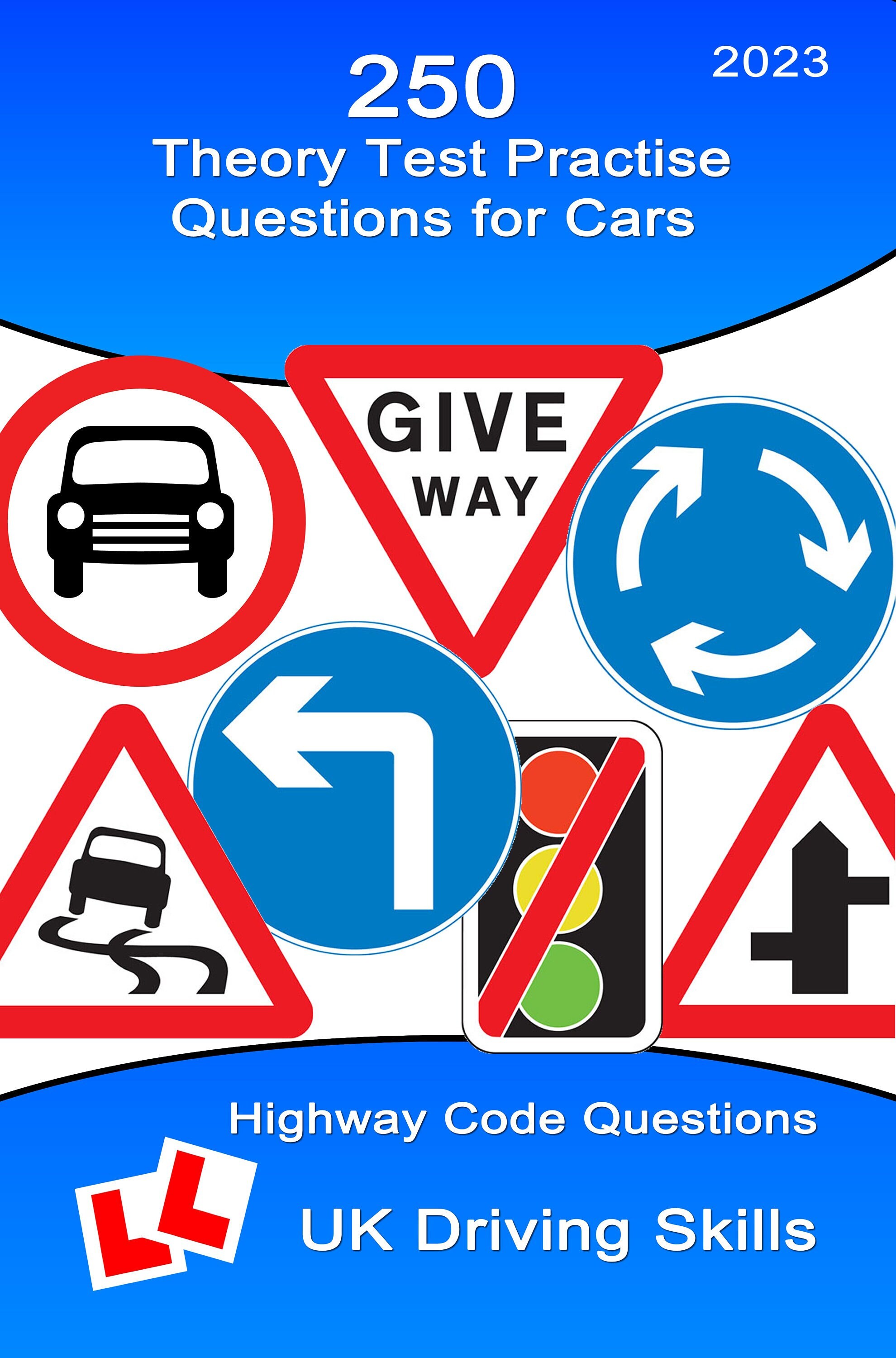 250 Theory Test Practise Questions for Cars - Etsy