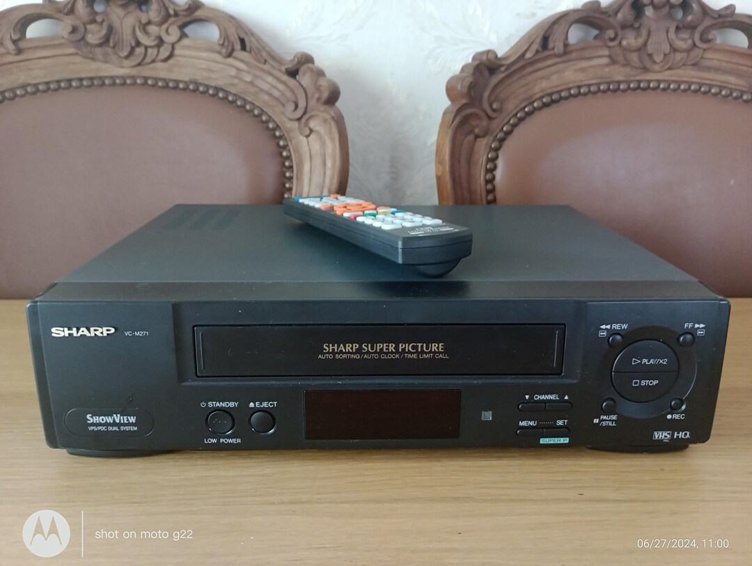 Magnétoscope vhs Standard PAL EU hors France Sharp VC-M271 - Etsy France