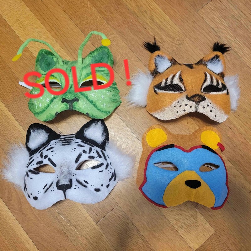 Tiger Therian Mask - Etsy