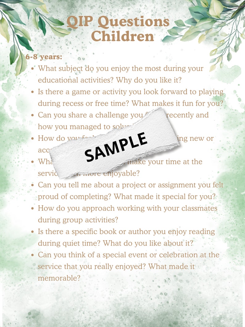 Quality Improvement Plan Resource Tool - Etsy