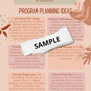 Program Planning Ideas/activities That Link the the EYLF Learning ...