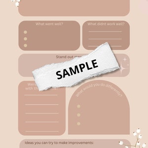 Let's Reflect - Educators Reflection Template - Etsy Australia