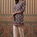 Block Print Tunic/kurti in Pure Cotton-red-blue-collar-ethnic Print ...