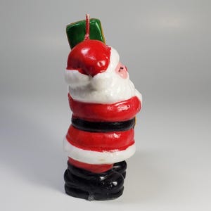 1980s Vintage Santa Claus Candle Hand Painted Figure With Box - Etsy