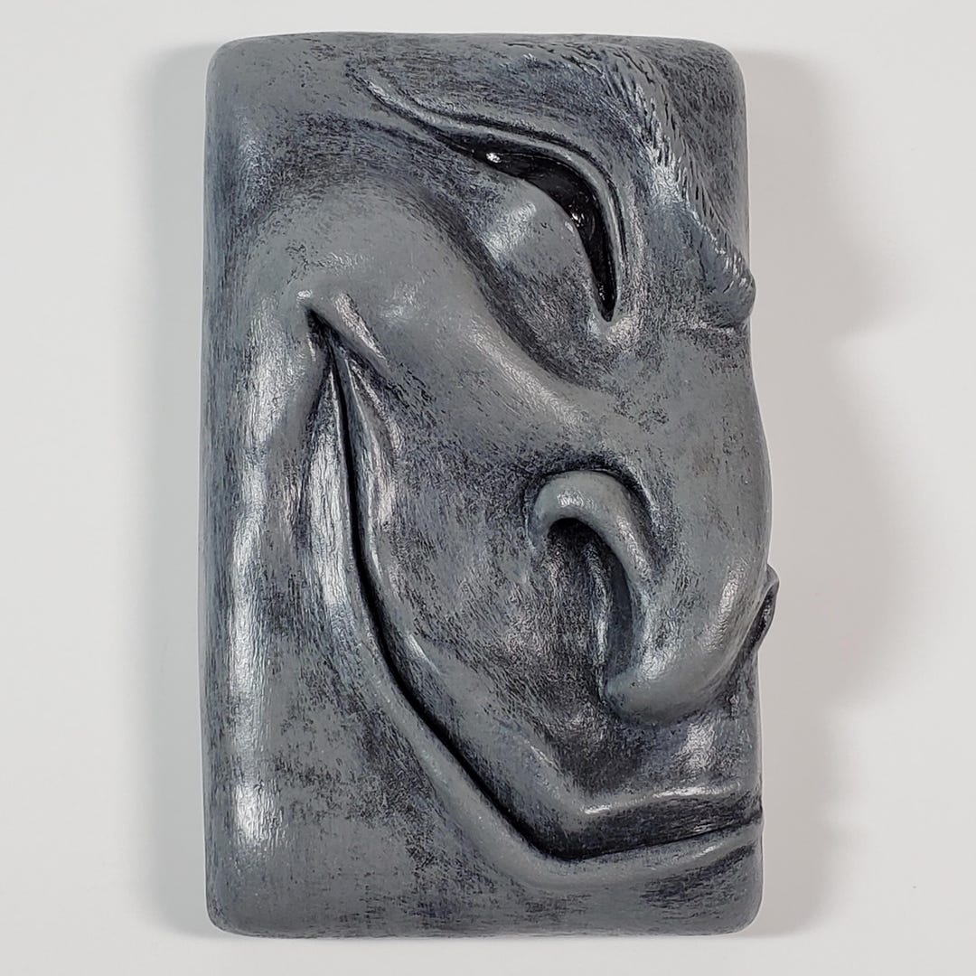 Malice in Stone Color - Hydrostone Cast From Original Sculpture - Wall ...