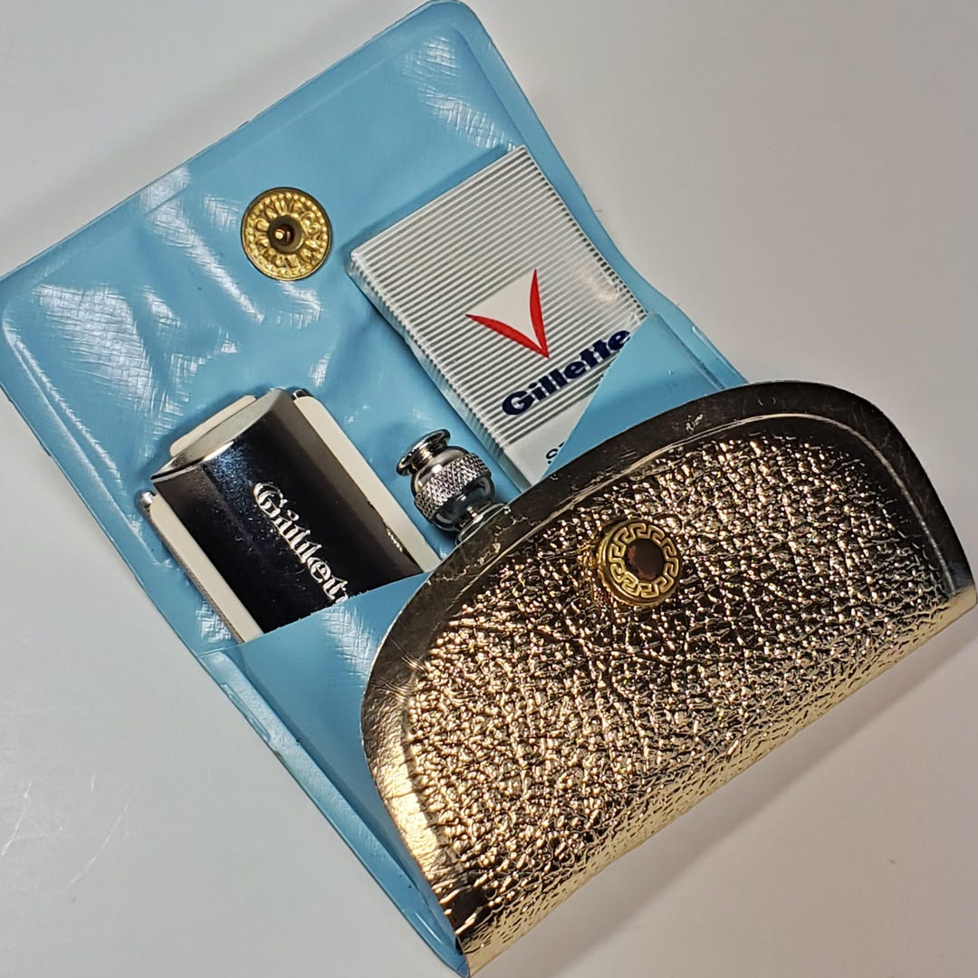 1950s Gillette Mini Shaving Kit Lady's Pride? Collectible Travel Size ...
