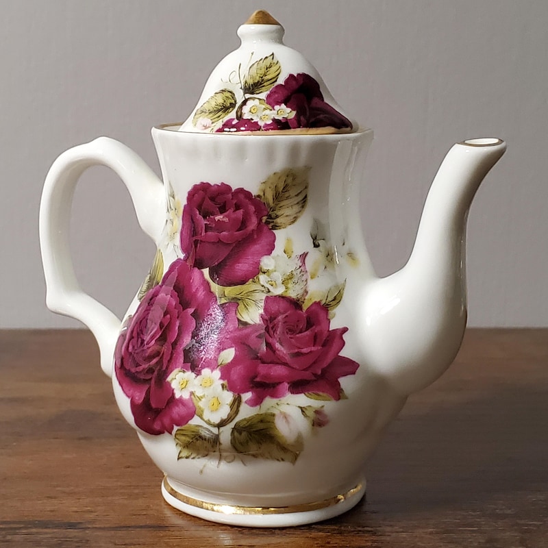 Bone China Teapot - Etsy