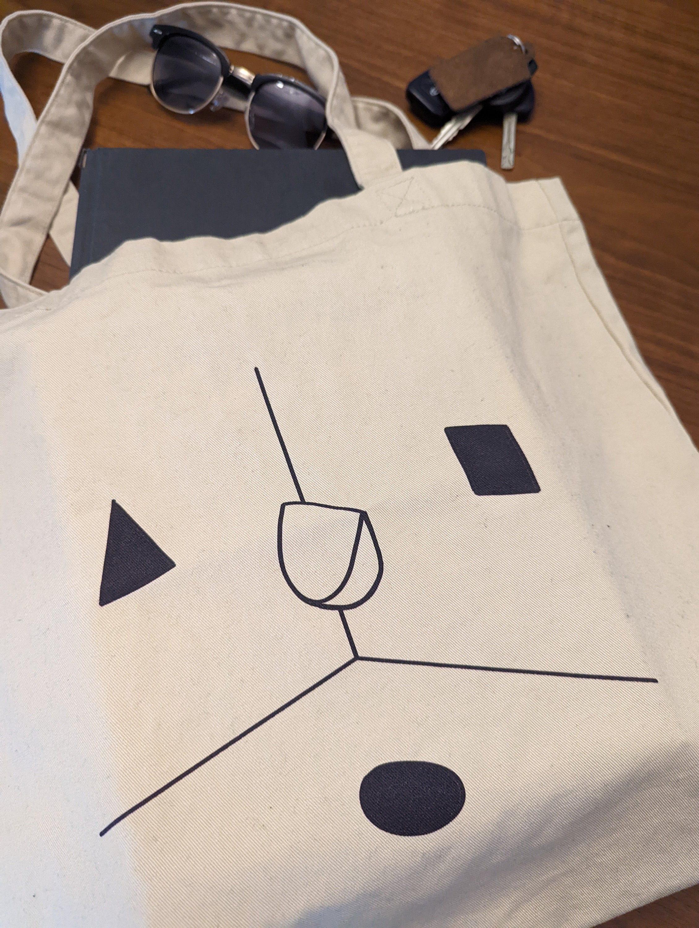 Art Tote Bag of 'differing Perspective' ATC - Etsy