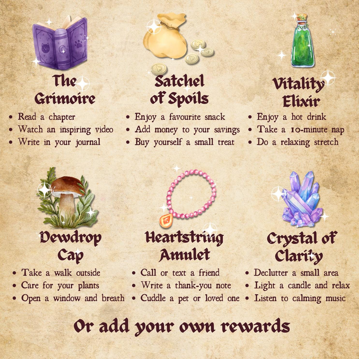 Fantasy Quest-themed Daily Planner - Gamified To-do List for Adults ...