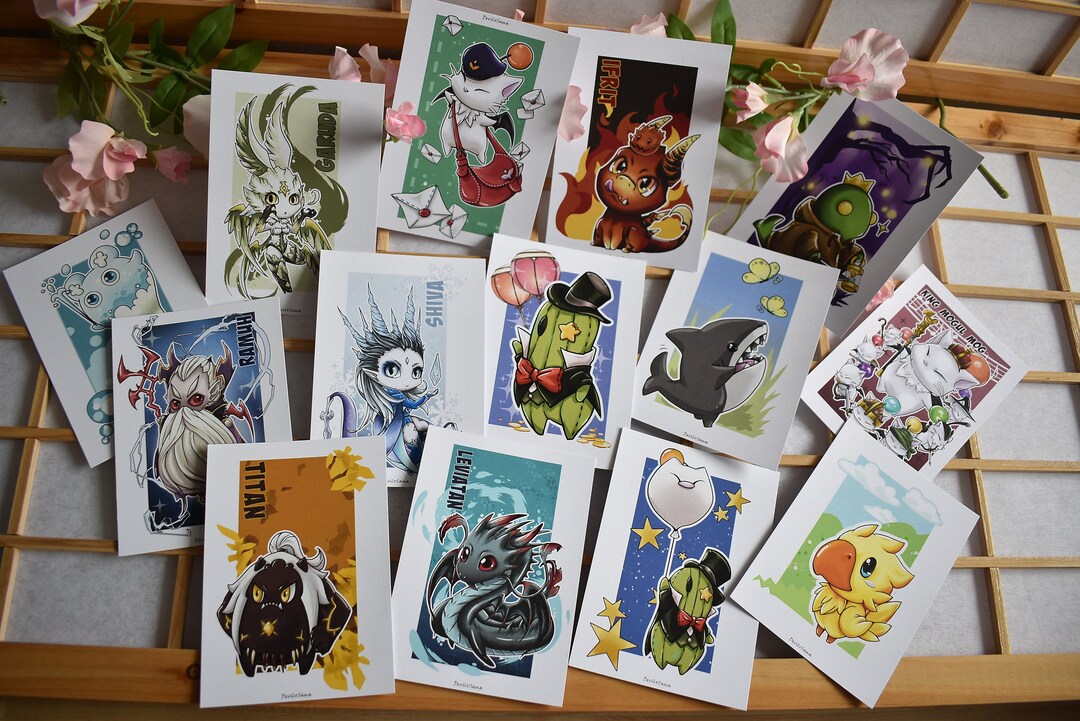 Final Fantasy XIV Postcards - Etsy