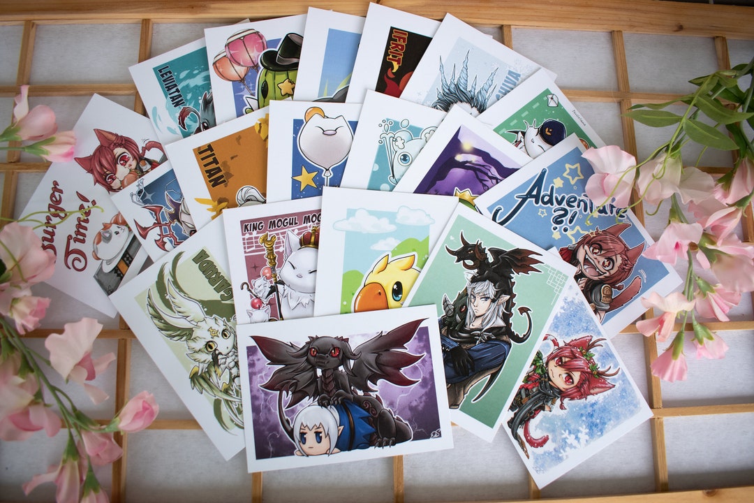 Final Fantasy XIV Postcards - Etsy