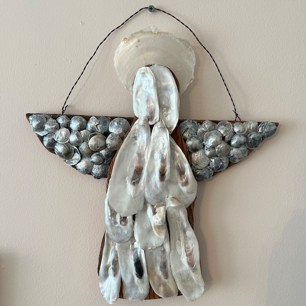 Oyster Shell Angel - Etsy