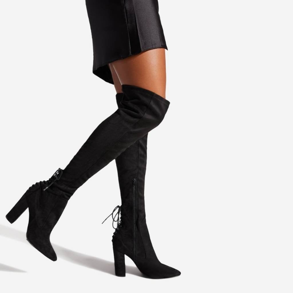 NEW Black Over the Knee Boots - Etsy