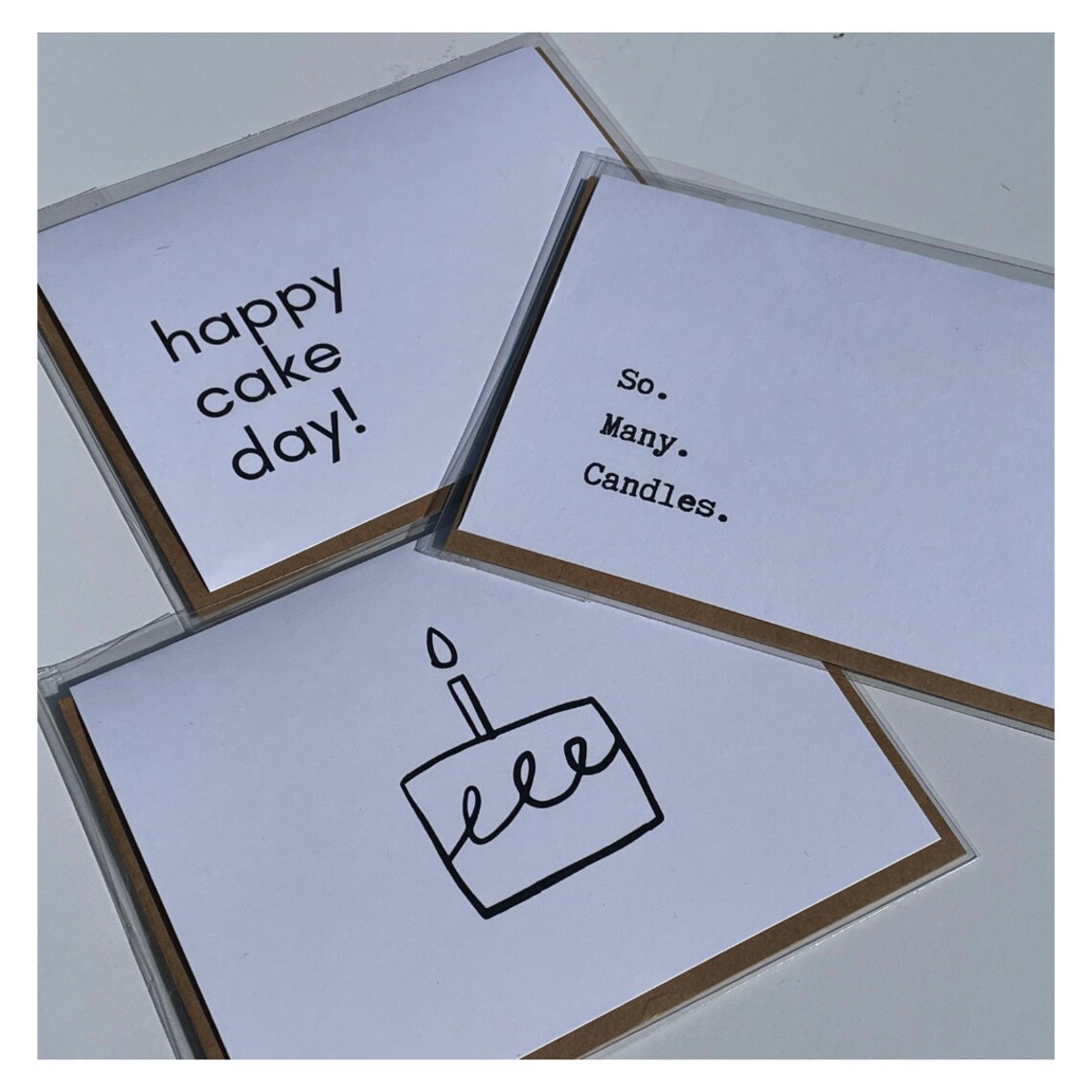 Modern Card - Cake - Etsy