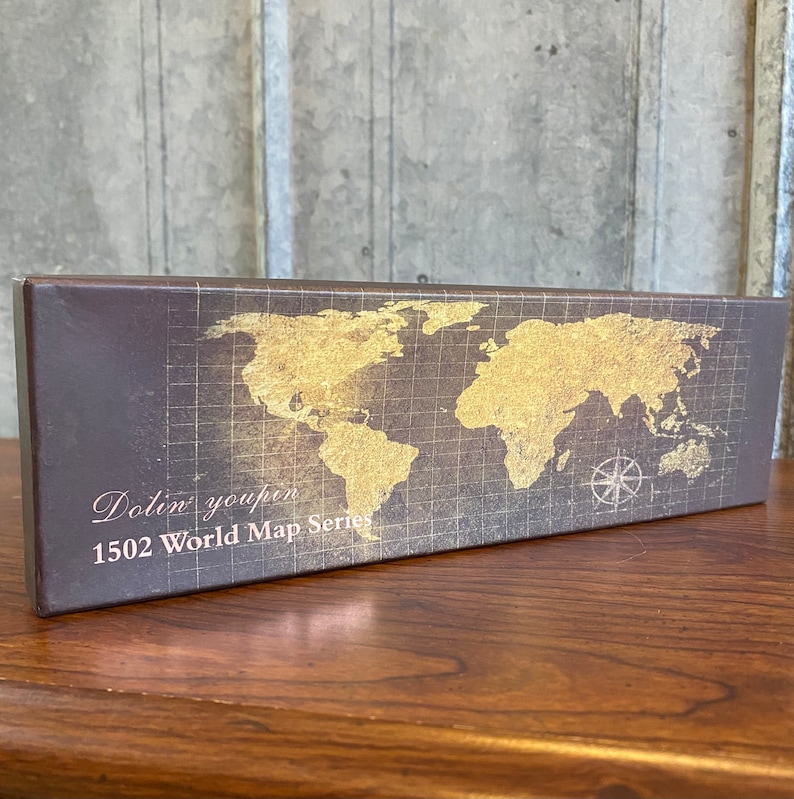 Dolin Youpin 1502 World Map Calligraphy Feather Pen - Etsy