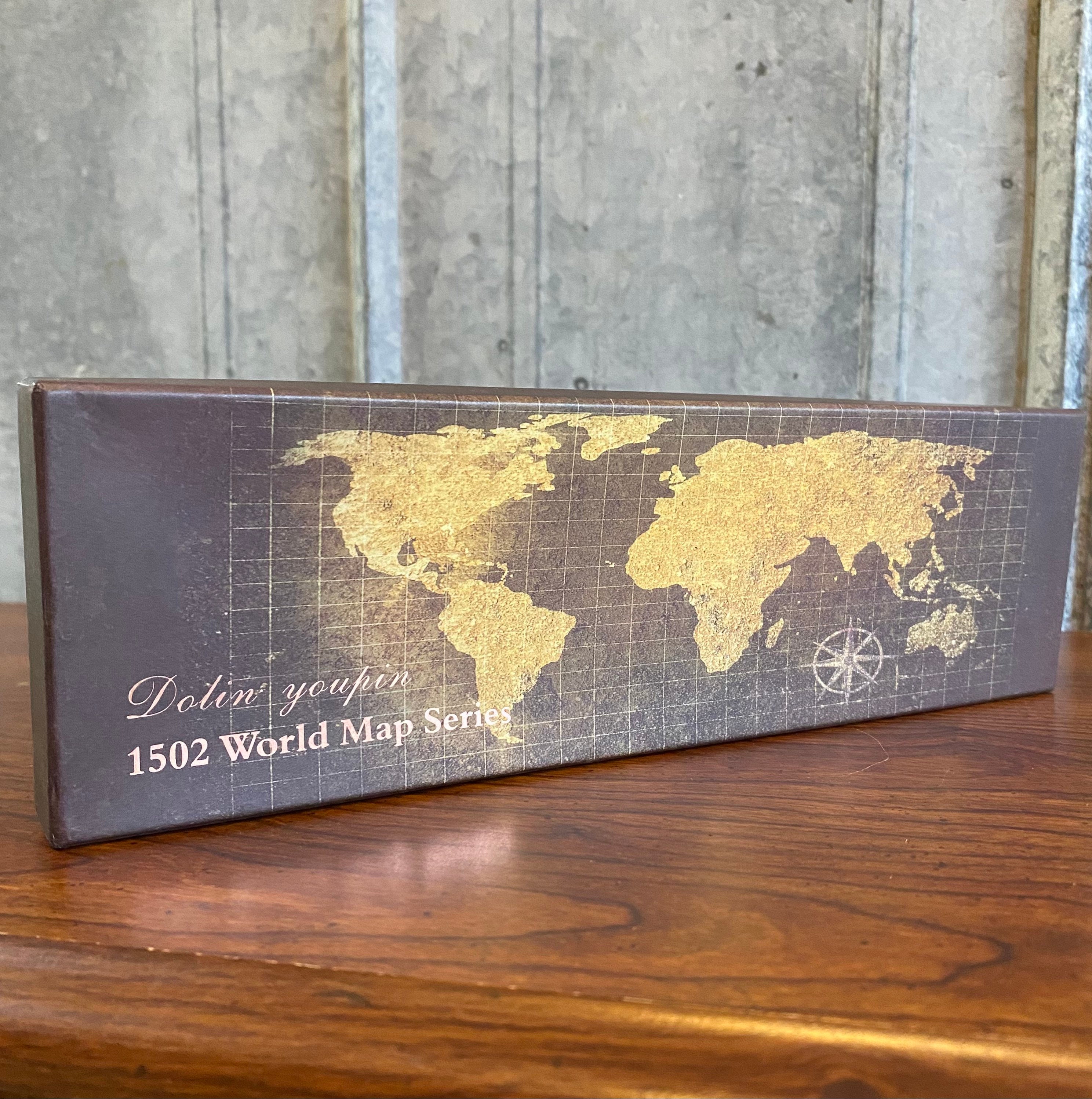 Dolin Youpin 1502 World Map Calligraphy Feather Pen - Etsy