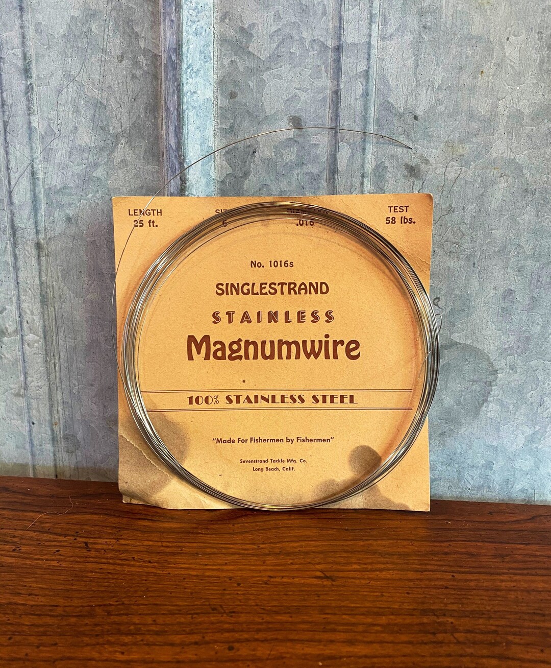 Vintage Magnum Wire Fishing Line - Etsy