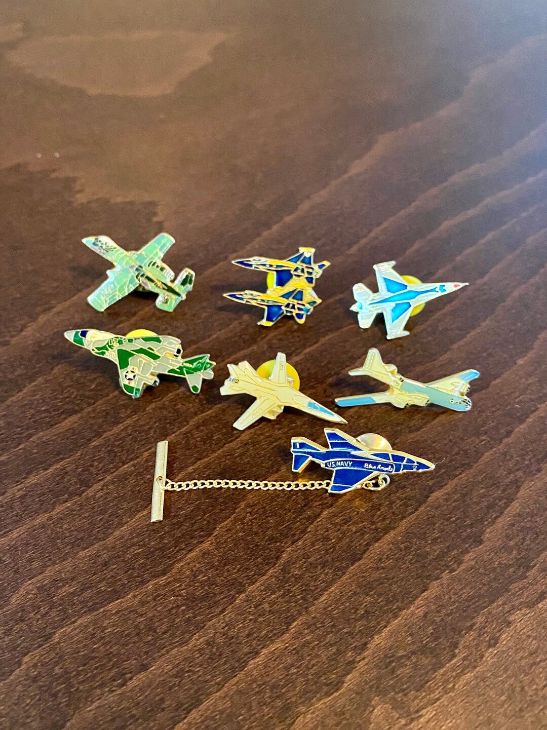 Vintage Post WW2 Military Jet Lapel Pins - Etsy