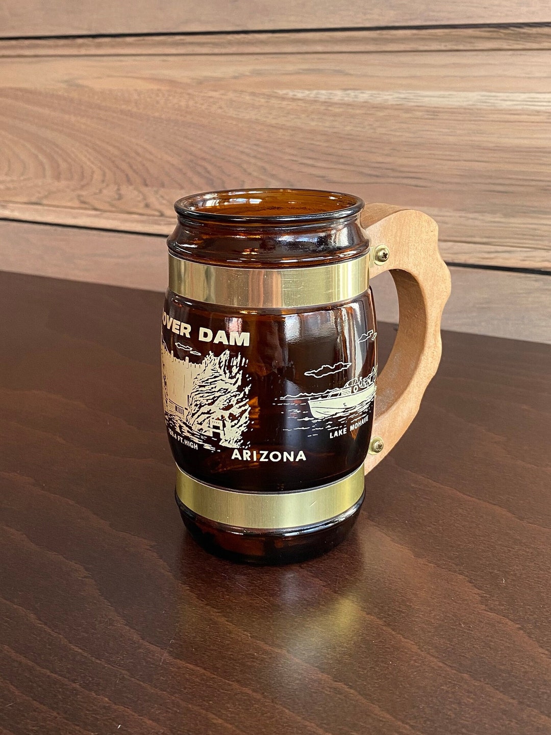 Vintage Arizona/nevada Western Glass Mug - Etsy