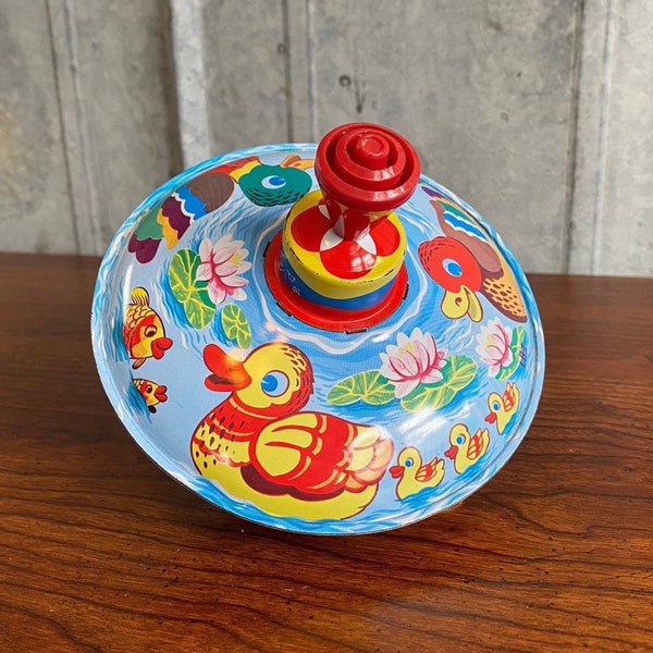 Spinning Top Toy - Etsy