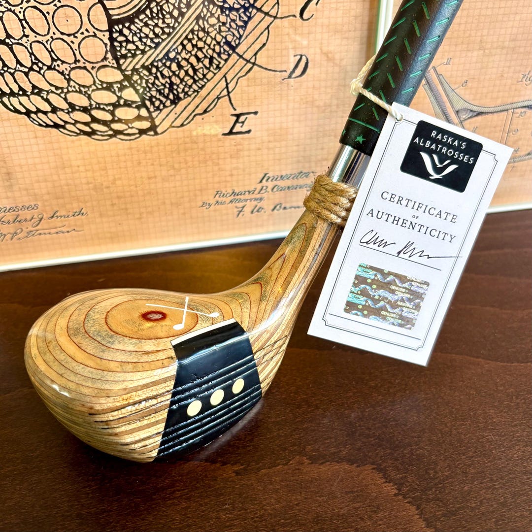 Handcrafted “crossed Clubs” Miniature Persimmon Driver - Etsy
