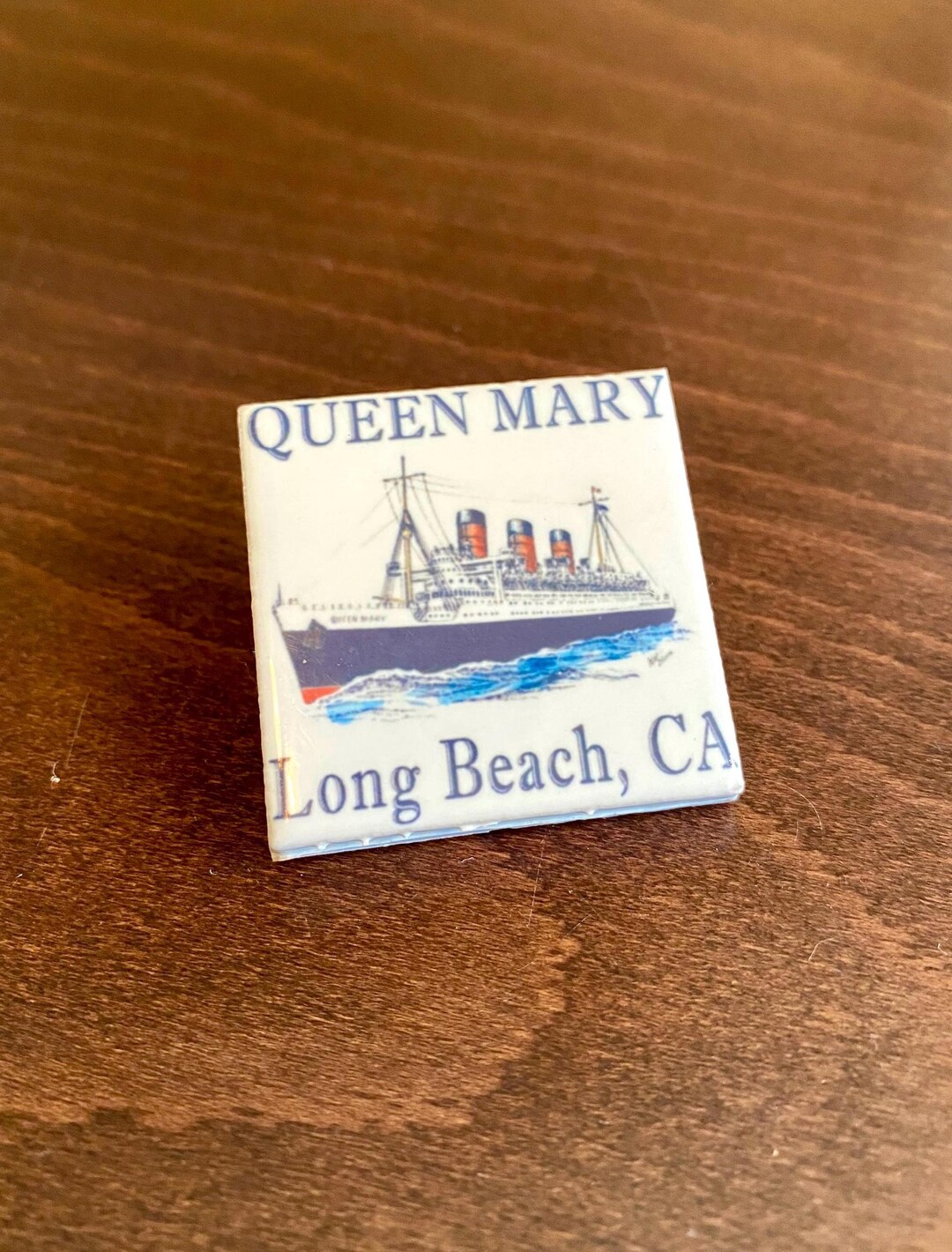 Vintage Queen Mary Refrigerator Magnet - Etsy
