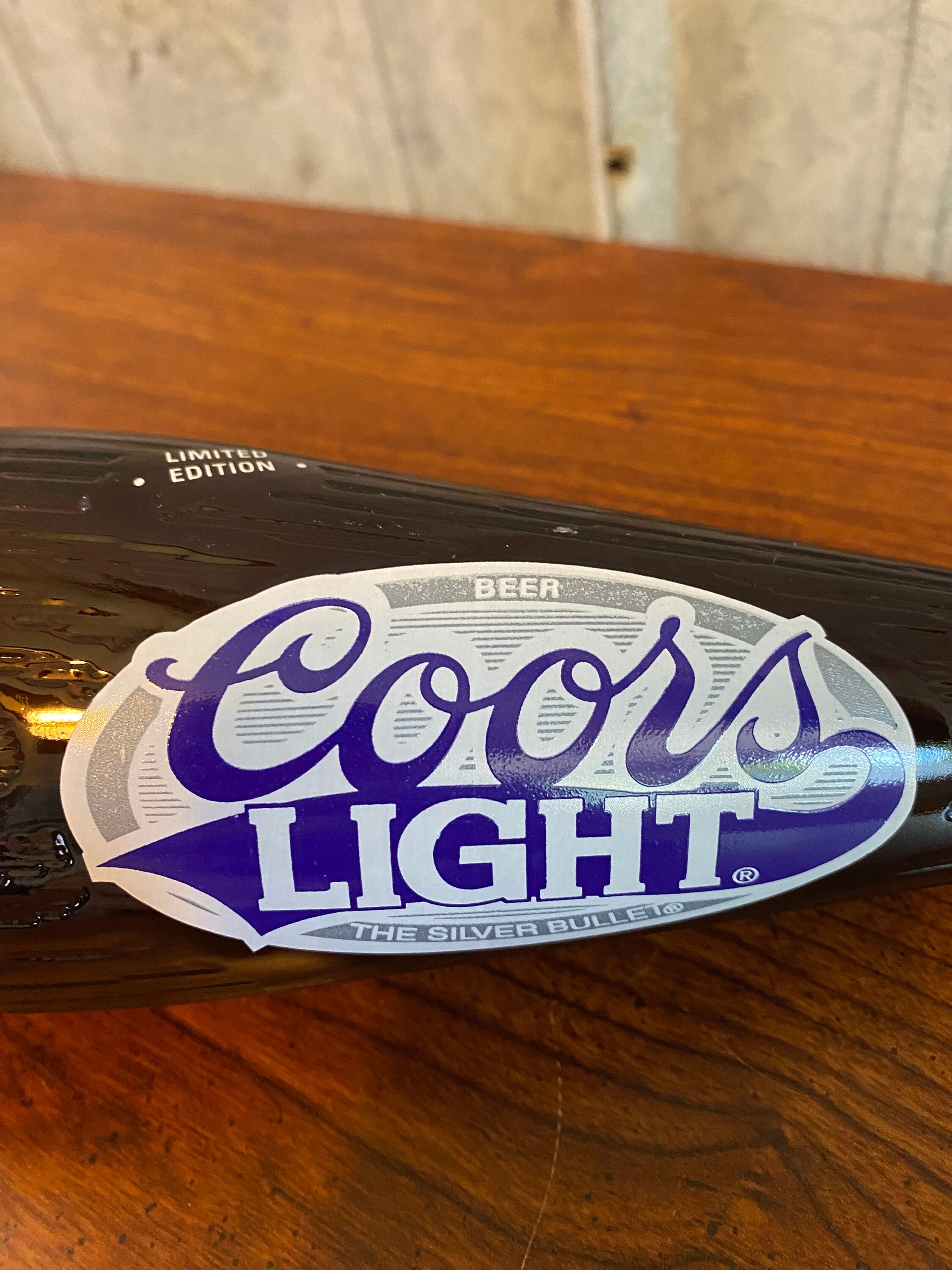 Vintage Coors Light Baseball Bat Bottle - Etsy