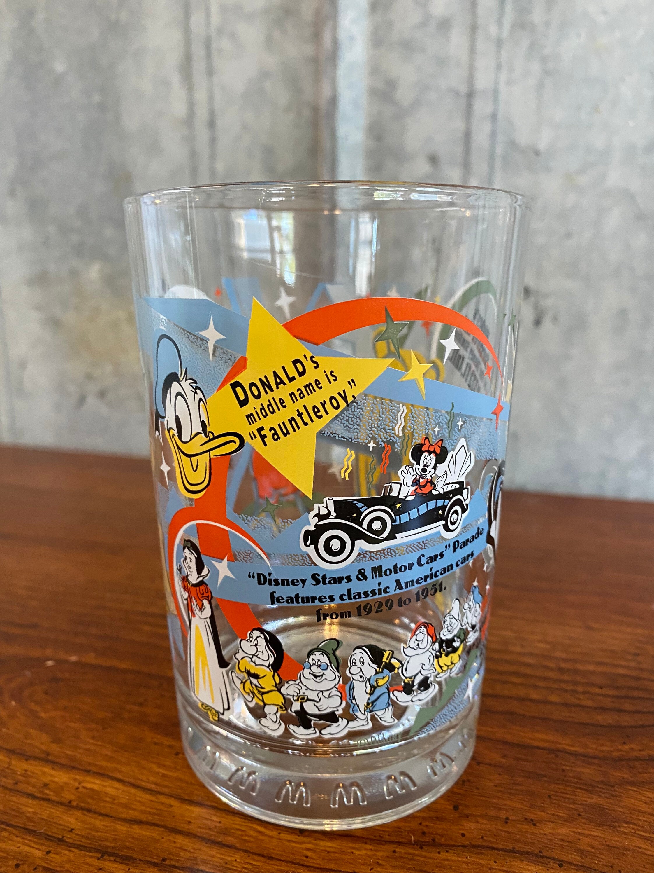 Vintage Walt Disney 100 Years of Magic Anniversary Mcdonalds Glass - Etsy