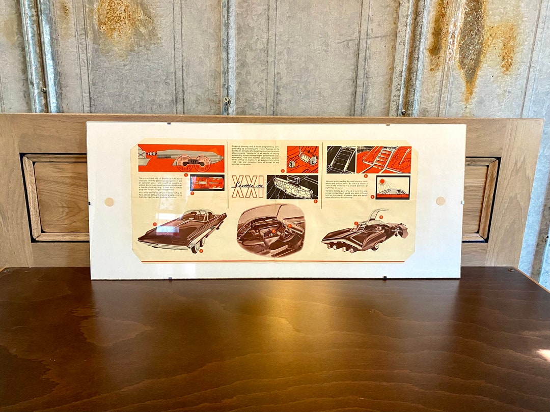 Vintage Ford Seattle-ite XXI Car Poster - Etsy