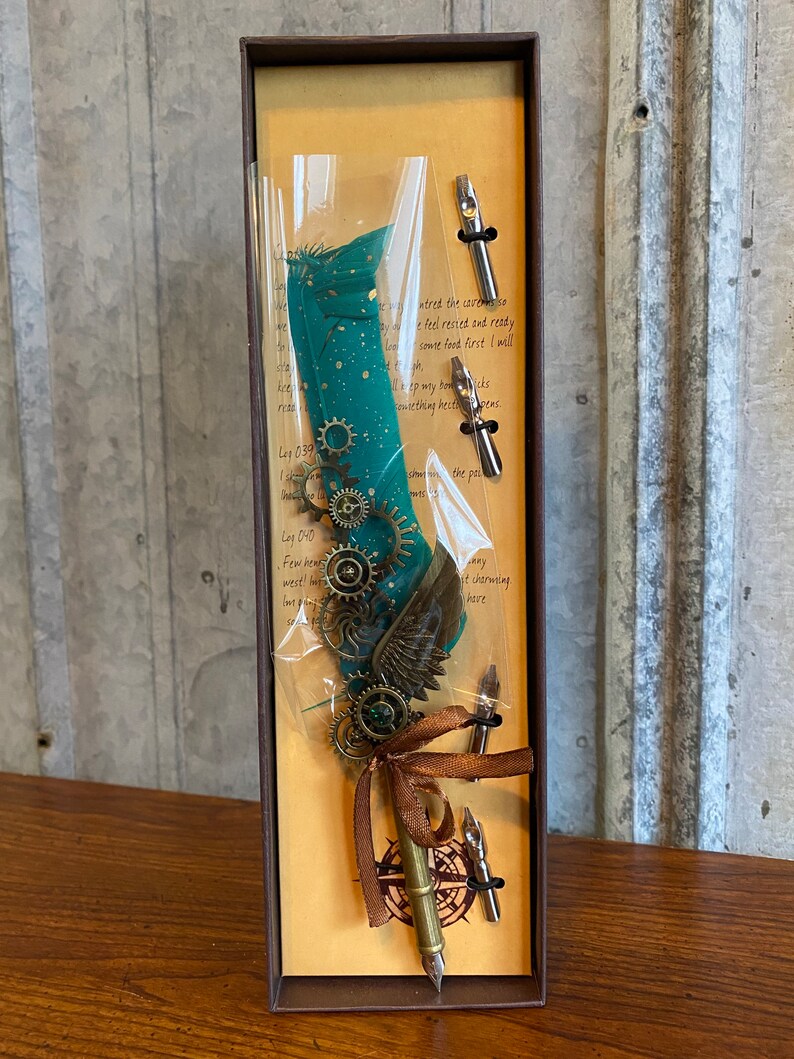 Dolin Youpin 1502 World Map Calligraphy Feather Pen - Etsy