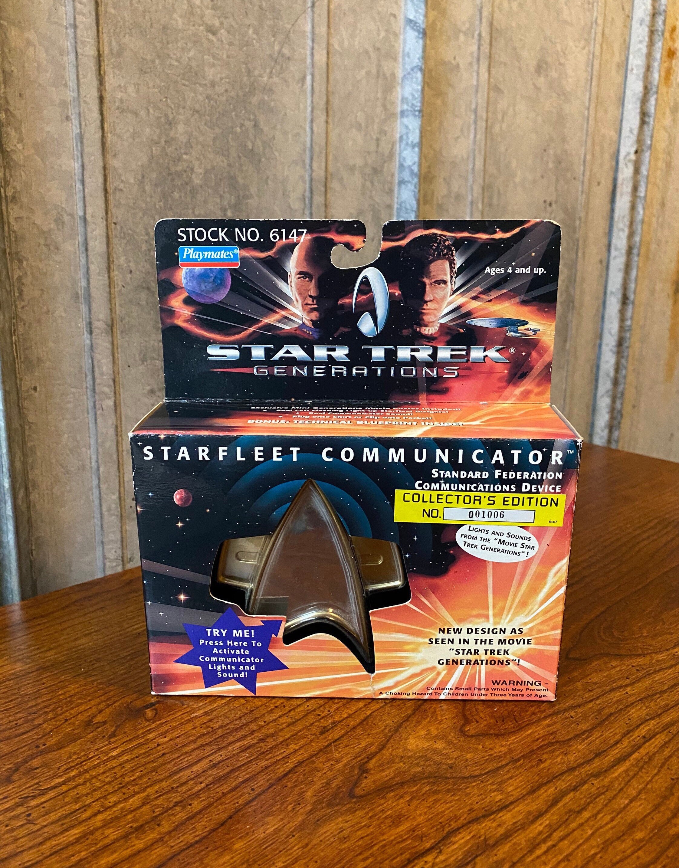 Vintage Star Trek Generations Starfleet Communicator - Etsy