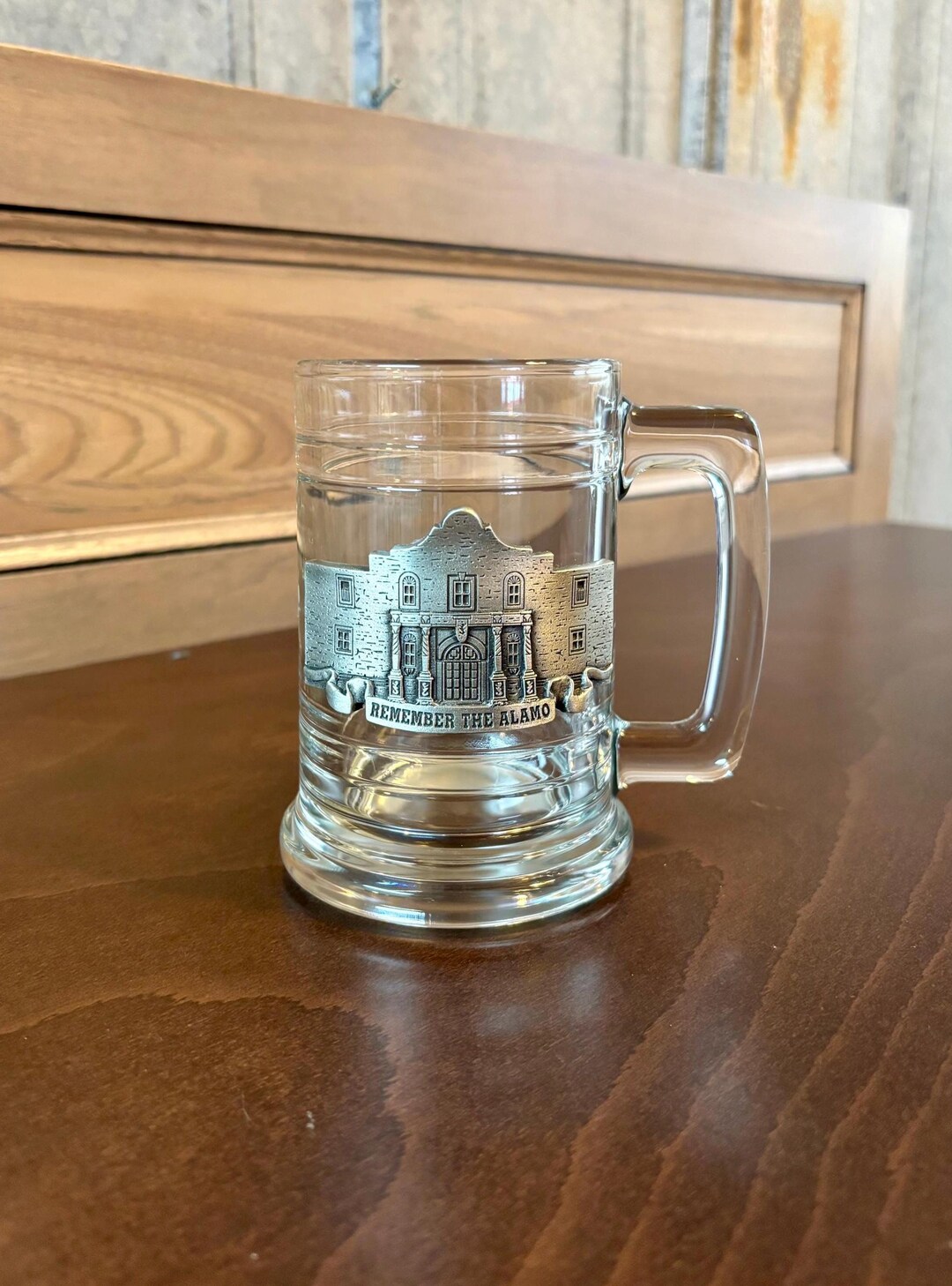 Fine Pewter “remeber the Alamo” Glass Mug - Etsy