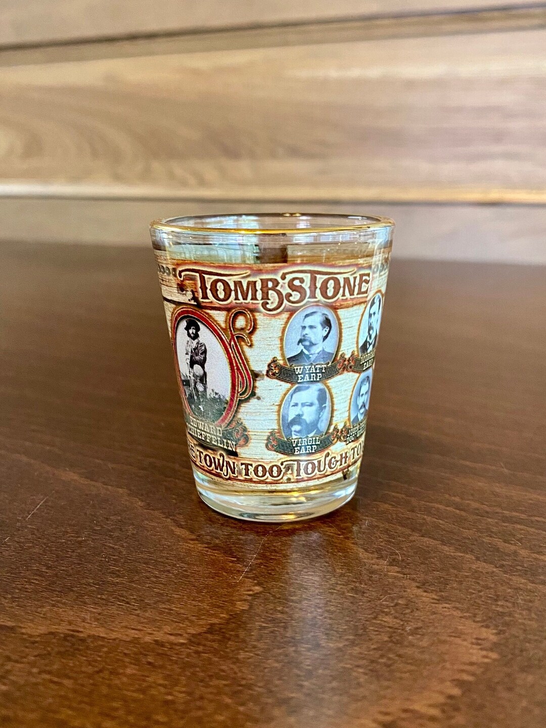 Tombstone Wyatt Earp Western Shot Glass - Etsy