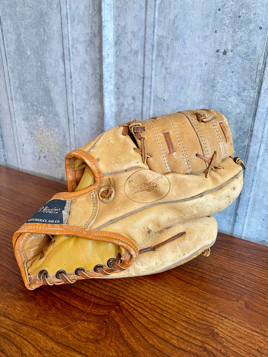 Vintage Sears & Roebuck J.C. Higgins Baseball Glove - Etsy